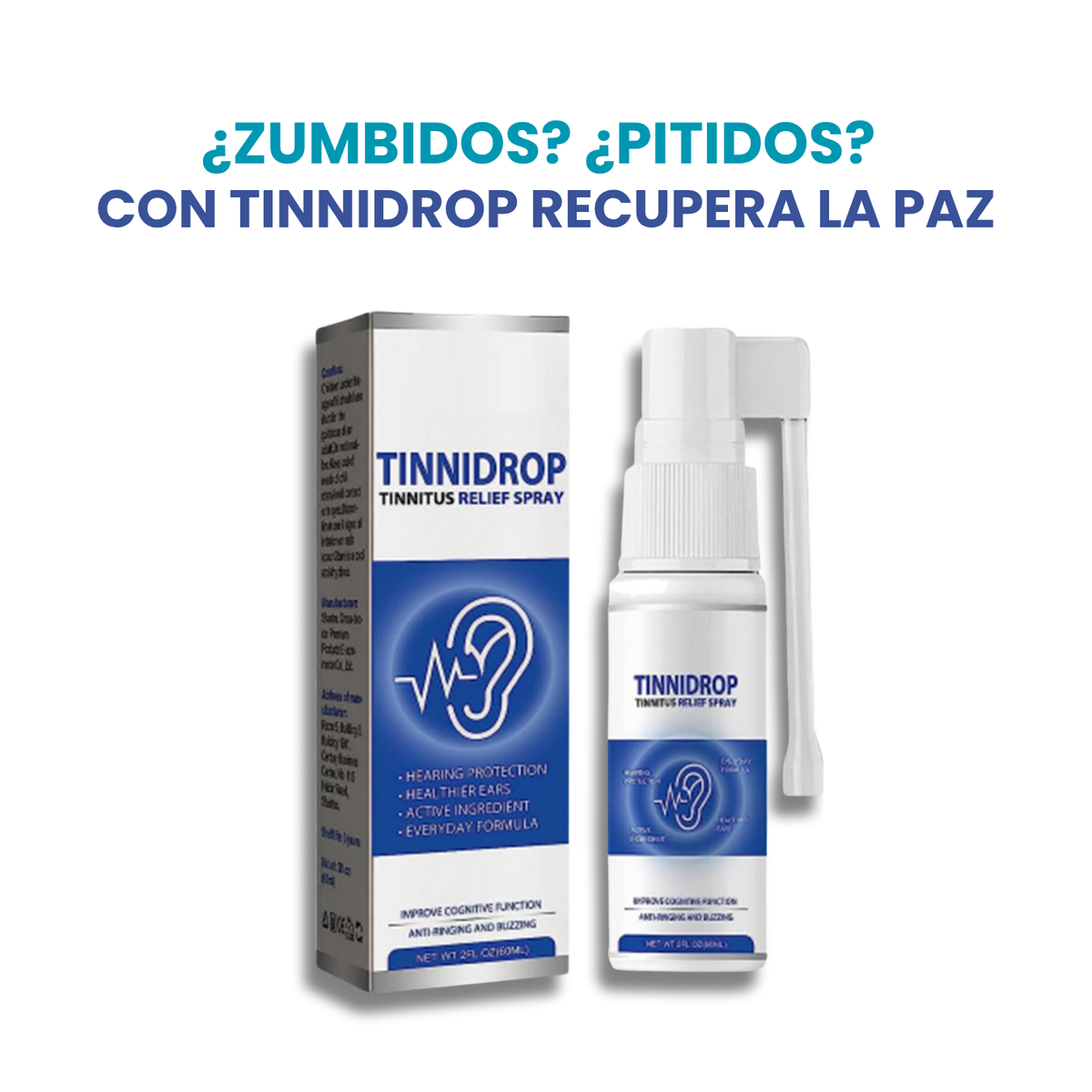 TINNIDROP - Spray para calmar el Tinnitus – Walid Peru